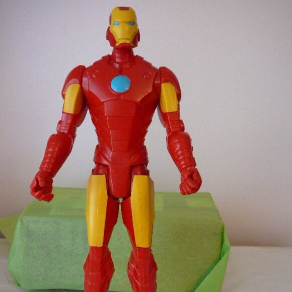 Hasbro | Toys | Marvel Iron Man Red Yellow 15 Poseable Figure Titan ...